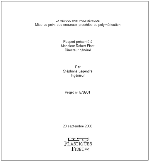 Page de titre : présentation et mise en page | BDL